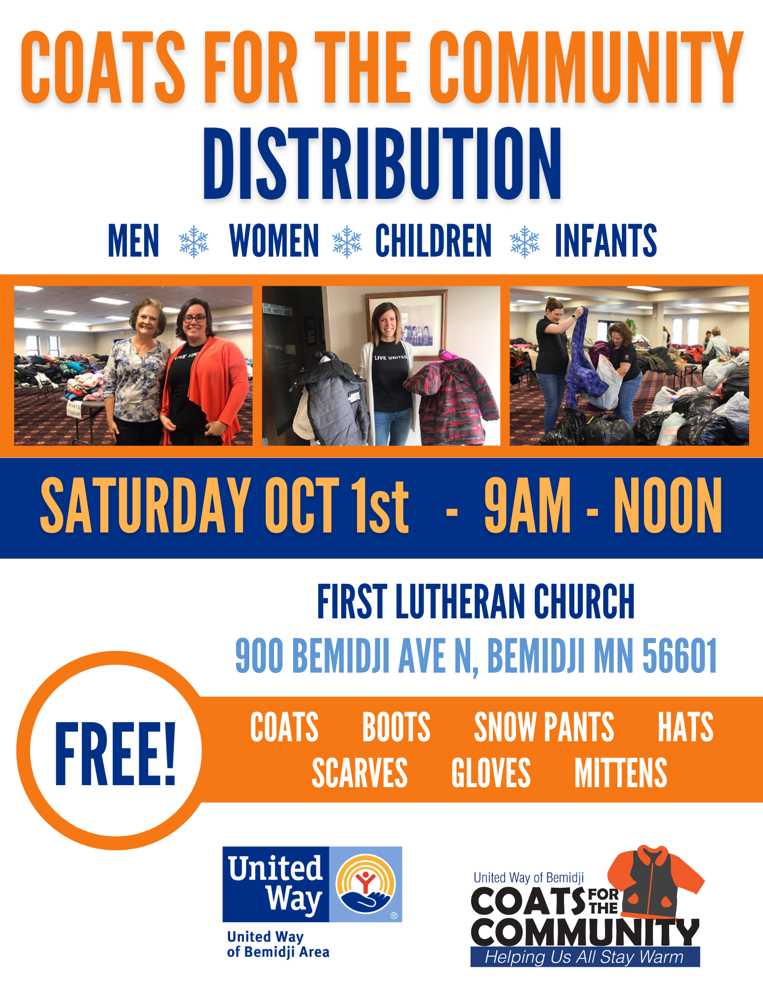 Coats for the Community | United Way of Bemidji Area